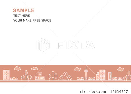 blank expression, townscape, template - Stock Illustration [19634737 ...