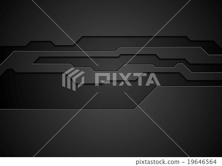 Abstract black technology corporate vector design - Stock Illustration ...