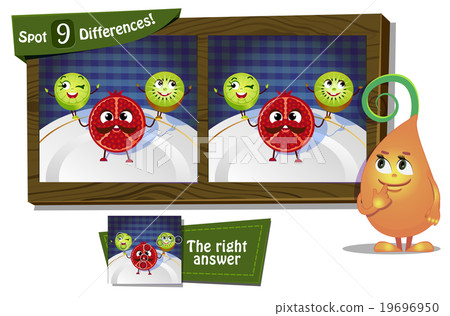 find 9 differences ladybird - Stock Illustration [19696950] - PIXTA