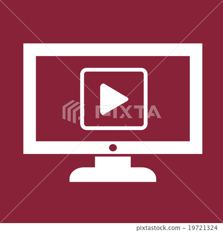 play button tv icon design Illustration - Stock Illustration [19721324 ...