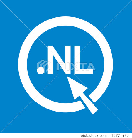 netherlands Domain dot nl sign icon Illustration - Stock Illustration ...
