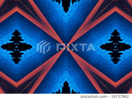 Light blue kaleidoscope background - Stock Illustration [19737962] - PIXTA