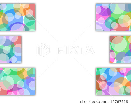 Polka dot overlap with rectangle - Stock Illustration [19767568] - PIXTA