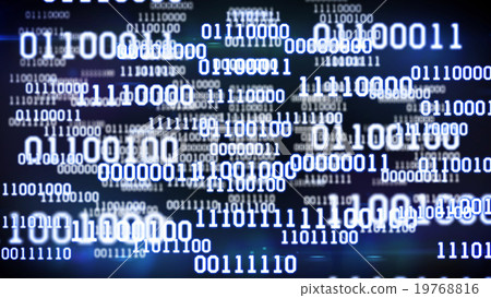 Abstract binary code. - Stock Illustration [19768816] - PIXTA