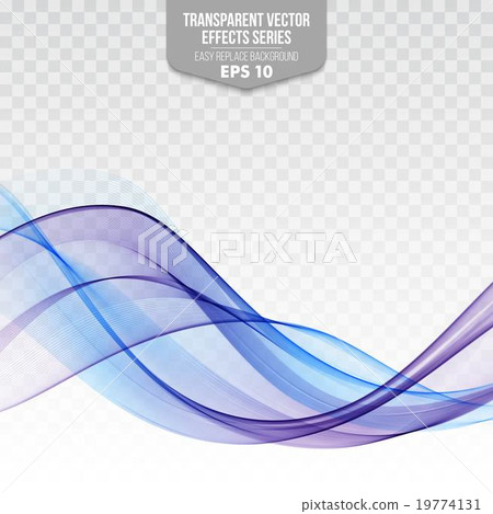 Abstract wave isolated on transparent background - Stock Illustration ...