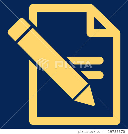 Edit Records Icon - Stock Illustration [19782870] - PIXTA