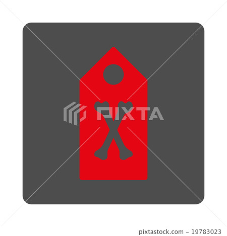 Dead Marker Rounded Square Button - Stock Illustration [19783023] - PIXTA