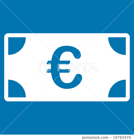 Euro Banknote Icon - Stock Illustration [19783479] - PIXTA