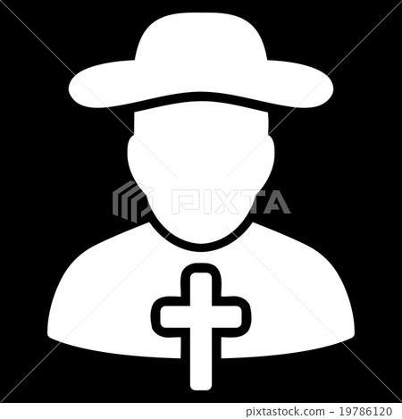 Cleric Flat Icon - Stock Illustration [19786120] - PIXTA