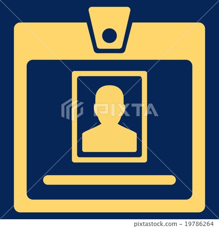 Person Badge Icon - Stock Illustration [19786264] - PIXTA