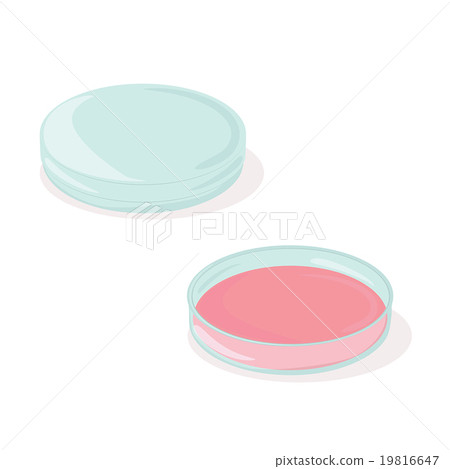Petri dish. Vector illustration - Stock Illustration [19816647] - PIXTA