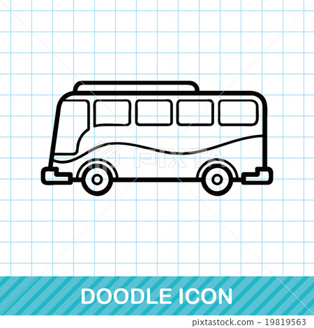 bus doodle - Stock Illustration [19819563] - PIXTA