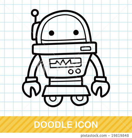 robot doodle - Stock Illustration [19819848] - PIXTA