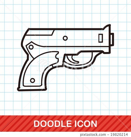 gun doodle - Stock Illustration [19820214] - PIXTA