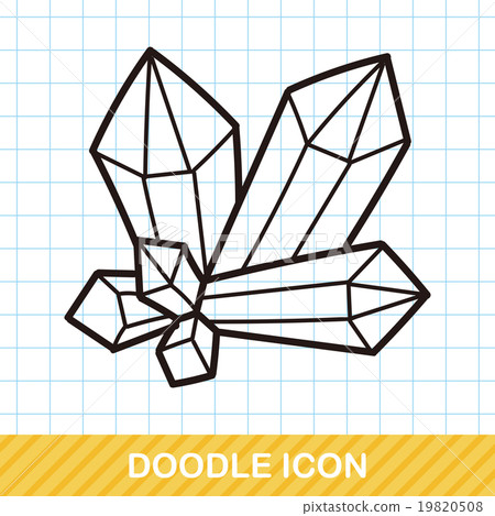 diamond doodle - Stock Illustration [19820508] - PIXTA