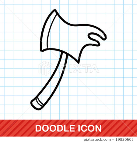 axe color doodle-插圖素材 [19820605] - PIXTA圖庫