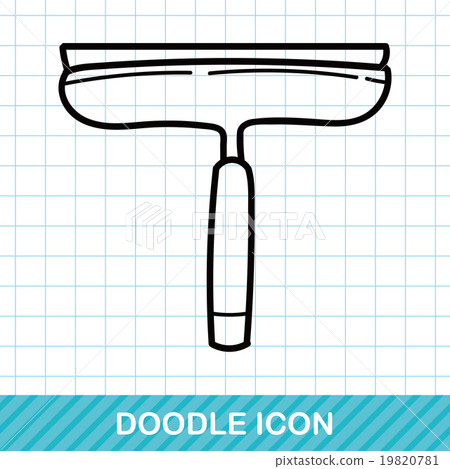 cleaning brush doodle - Stock Illustration [19820781] - PIXTA