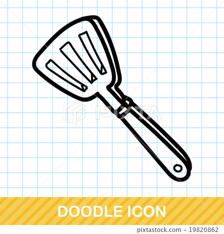 Spatula color doodle - Stock Illustration [19820862] - PIXTA