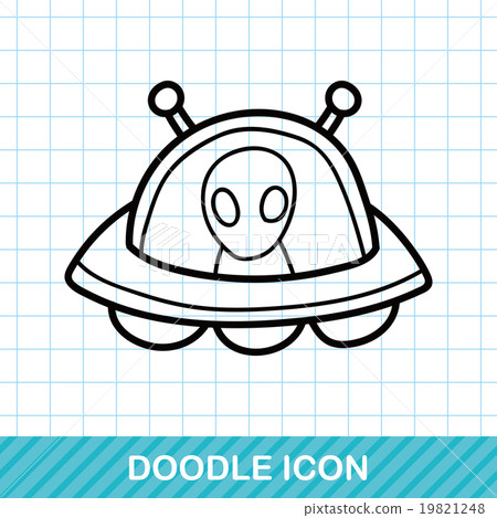 alien doodle - Stock Illustration [19821248] - PIXTA