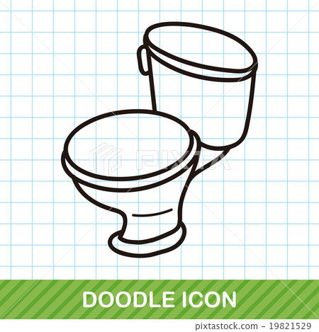 toilet doodle - Stock Illustration [19821529] - PIXTA