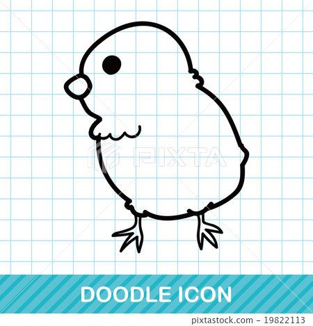 chicken doodle - Stock Illustration [19822113] - PIXTA