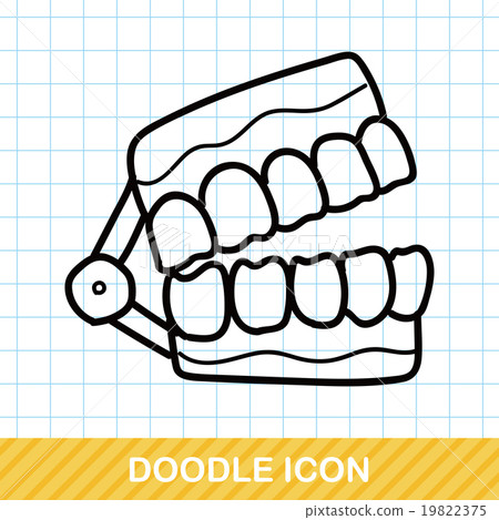 teeth color doodle - Stock Illustration [19822375] - PIXTA