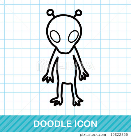 alien doodle - Stock Illustration [19822866] - PIXTA