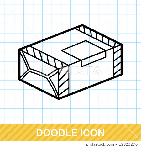 paper box doodle - Stock Illustration [19823270] - PIXTA