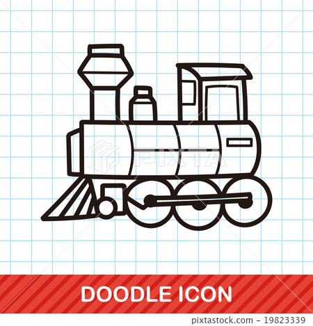 train doodle - Stock Illustration [19823339] - PIXTA