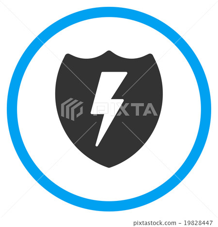 Electric Shield Icon-插圖素材 [19828447] - PIXTA圖庫
