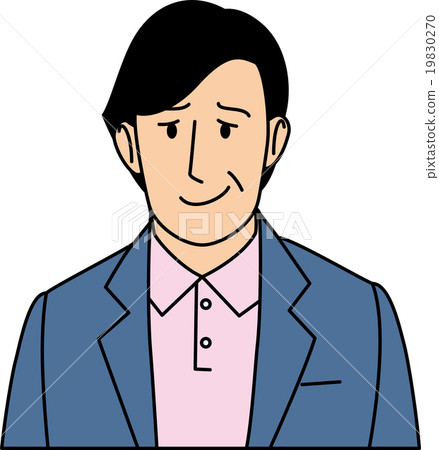 A bitter man who smiles bitterly - Stock Illustration [19830270] - PIXTA