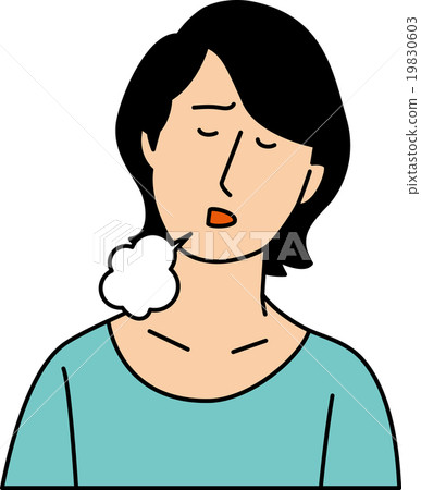 A sighing 20s female - Stock Illustration [19830603] - PIXTA