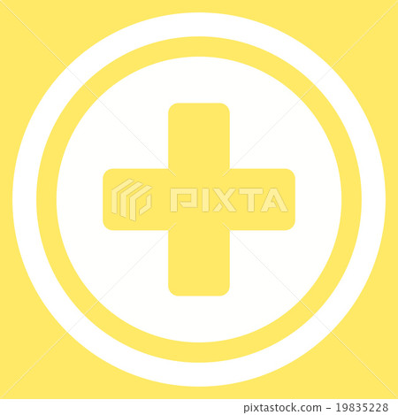 Rounded Cross Vector Icon - Stock Illustration [19835228] - PIXTA