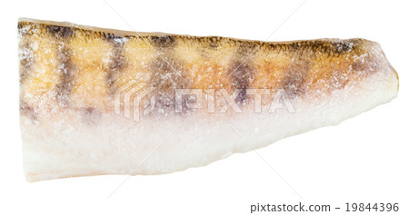 raw frozen zander (pike-perch) fillet isolated - Stock Photo [19844396 ...