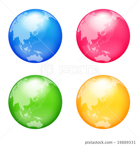 Earth vector color illustration - Stock Illustration [19889331] - PIXTA