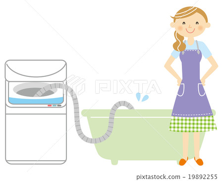 Washing residual water - Stock Illustration [19892255] - PIXTA