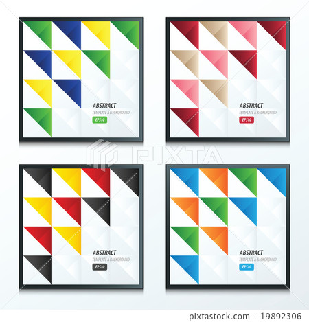 triangle pattern design set - Stock Illustration [19892306] - PIXTA