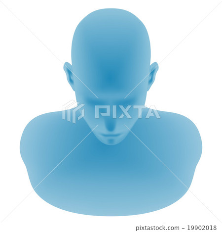 Human Bust Gradation Mesh Illustration - Stock Illustration [19902018 ...