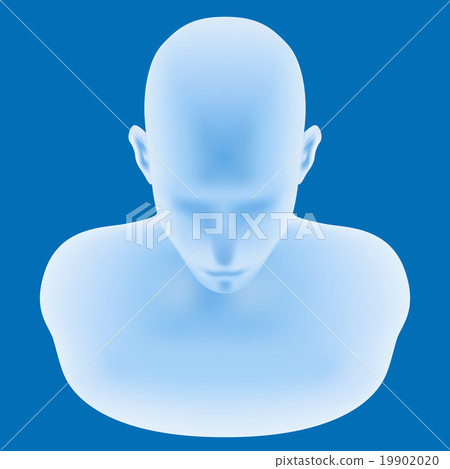 Human Bust Gradation Mesh Illustration - Stock Illustration [19902020 ...