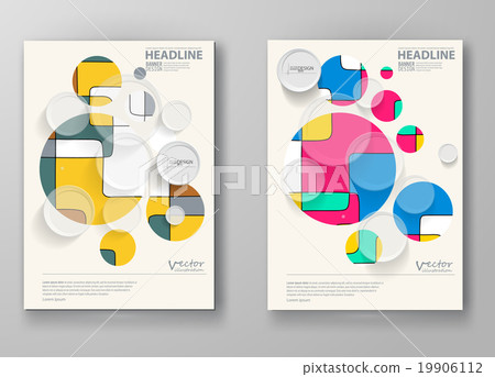 Set of abstract design templates. - Stock Illustration [19906112] - PIXTA