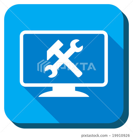 Desktop Setup Icon - Stock Illustration [19910926] - PIXTA