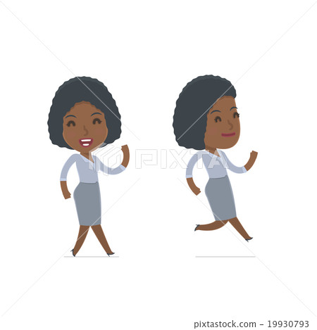 Happy and Cheerful Character Social Worker - Stock Illustration ...