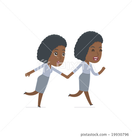 Happy and Joyful Character Social Worker - Stock Illustration [19930796 ...
