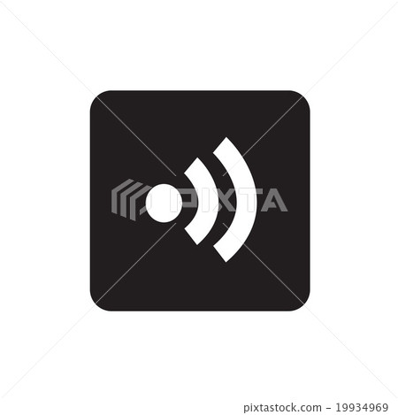 RSS sign icon. RSS feed symbol - Stock Illustration [19934969] - PIXTA