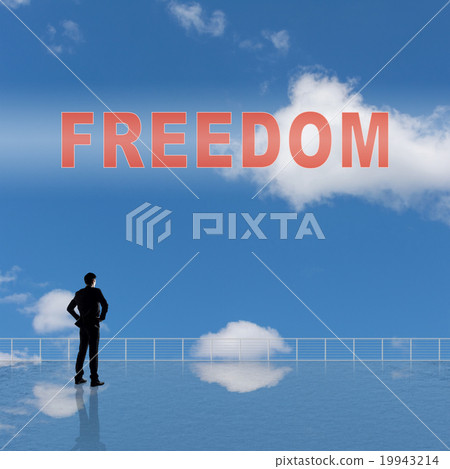 freedom sign - Stock Photo [19943214] - PIXTA