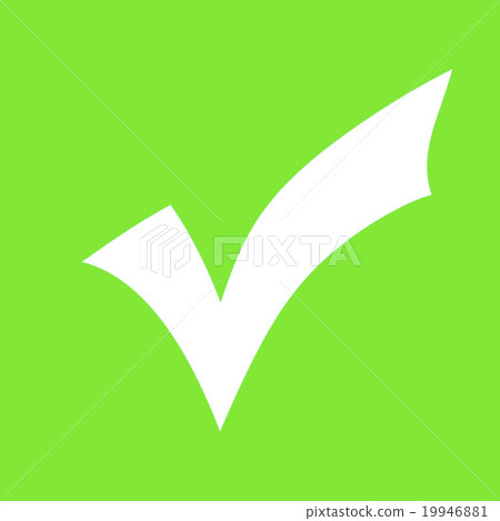 White check mark - Stock Illustration [19946881] - PIXTA