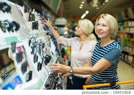 Stock Photo: Customers in beauty section - Stock Image - Everypixel