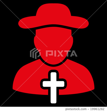 Cleric Flat Icon-插圖素材 [19961282] - PIXTA圖庫