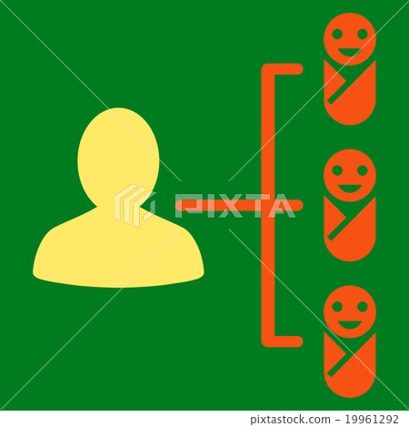 Children Links Icon - Stock Illustration [19961292] - PIXTA
