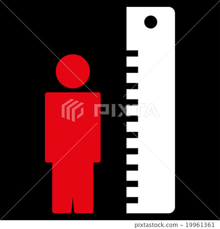 Height Meter Icon - Stock Illustration [19961361] - PIXTA